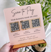 3QR Code Square Social Media Sign | By Victoria Maxwell